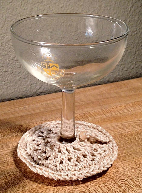 Ravelry: Wine Glass Coaster pattern by Carrie Au