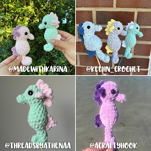 Ravelry: Low Sew Seahorse pattern by Jessica Wilson