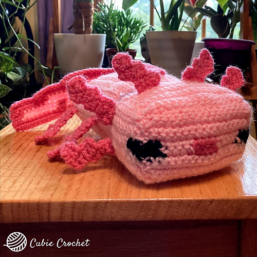 Ravelry: Cube Axolotl pattern by Jessica Wilson