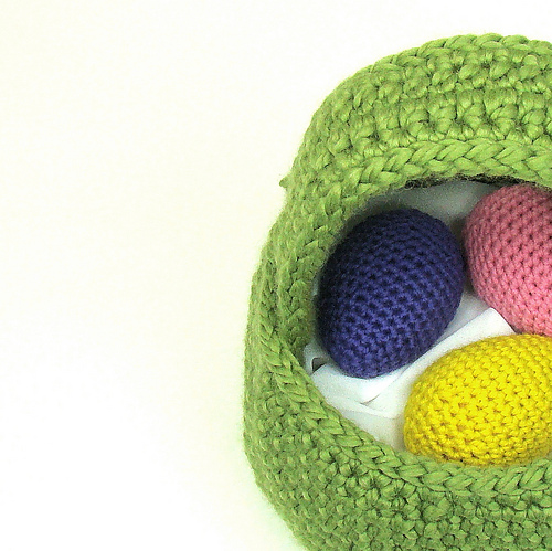 Ravelry: Frog Easter Basket pattern by Maria Stout