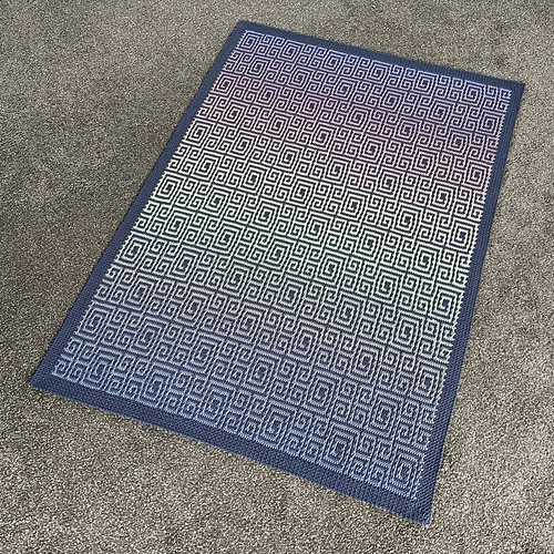 Ravelry: Mosaic Meander Blanket pattern by Melanie Payne