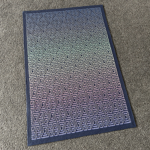 Ravelry: Mosaic Meander Blanket pattern by Melanie Payne