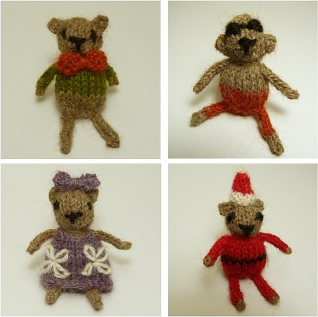 Ravelry: Tiny Ted and Friends pattern by John Culverhouse