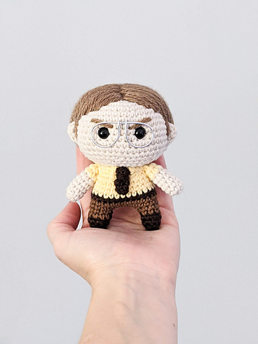 Ravelry: The Office Characters pattern by Curious Narwhal Crochet