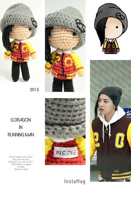 Ravelry: Agnesgurumi's G Dragon in Running Man