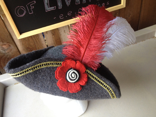 Ravelry: Tricorn Hat pattern by Laura Thomas & Heidi Waterhouse