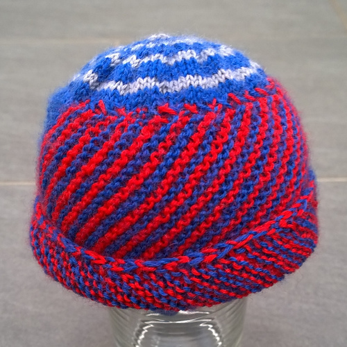 Ravelry: Different Slant Baby Hat pattern by Cindy Guggemos