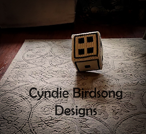 Ravelry: Large 3D Rollable Dice - mosaic crochet pattern by Cyndie Birdsong