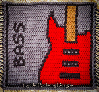 Ravelry: Musical Magic mosaic square - Bass guitar pattern by Cyndie ...