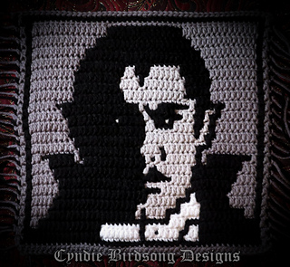Ravelry: Classic Horror mosaic square - Count Dracula pattern by Cyndie ...