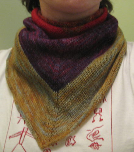 Ravelry: Neckerchief For A Young Warlock pattern by GothKnitty