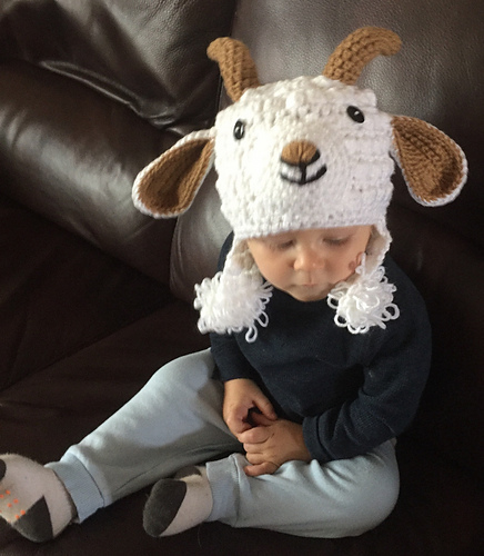 Ravelry: Goat Hat pattern by Debra Christensen