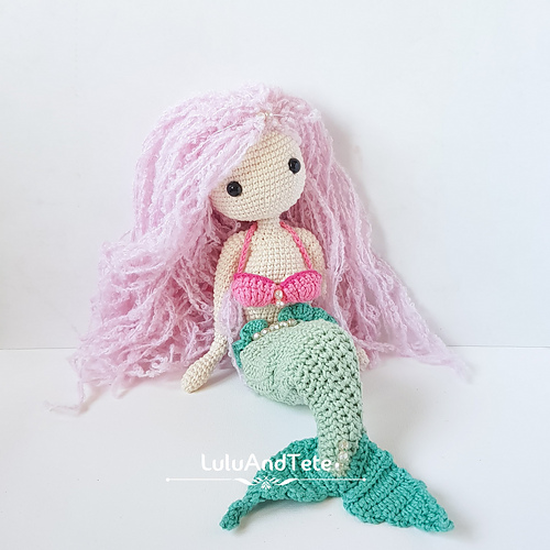 Ravelry: Amelia the mermaid luluandtete pattern by Daria Robbe Groskamp