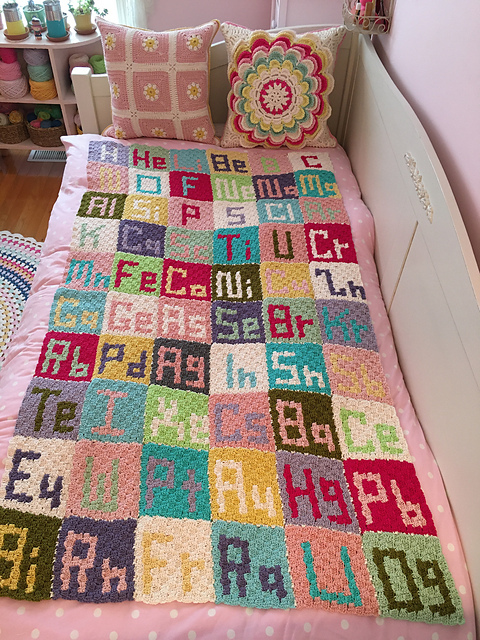 Ravelry: The Periodic Table Blanket pattern by Maggie Trunkhill