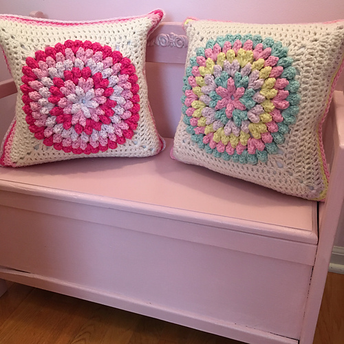 Ravelry: Pink Ombre Pops Pillow pattern by Maggie Trunkhill