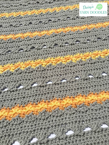Ravelry: Sunshine After the Storm Baby Blanket pattern by Daisy Pike