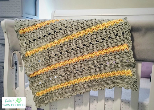 Ravelry: Sunshine After the Storm Baby Blanket pattern by Daisy Pike