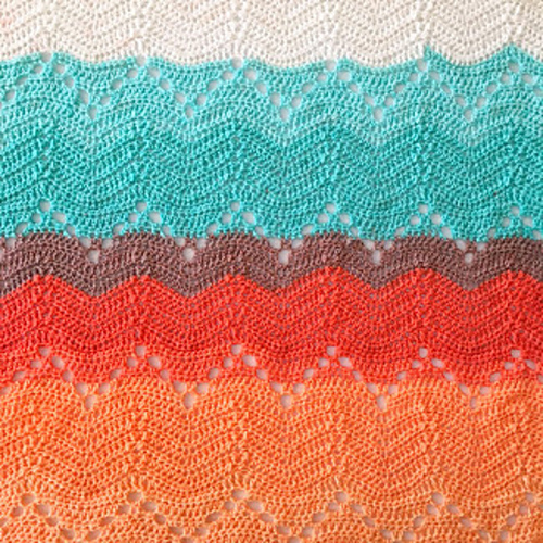 Ravelry: Dreamsicle Baby Blanket pattern by Daisy Pike