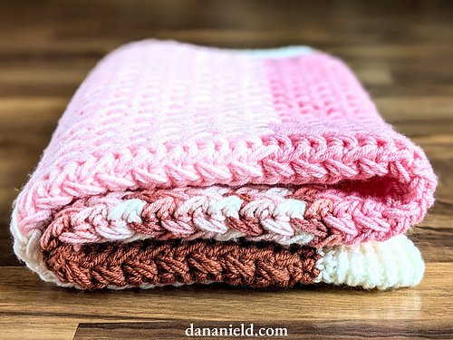 Ravelry: Feather Stitch Crochet Baby Blanket pattern by Dana Nield