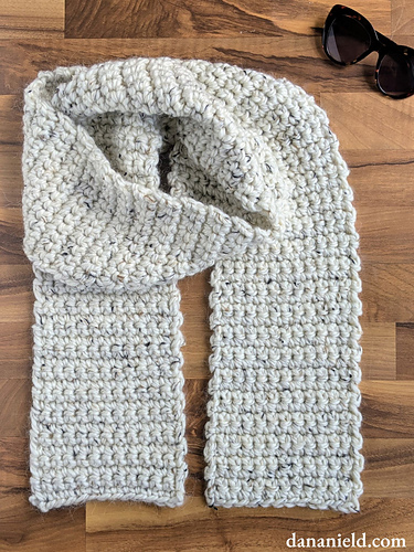 Ravelry: Absolute Beginner Single Crochet Scarf pattern by Dana Nield