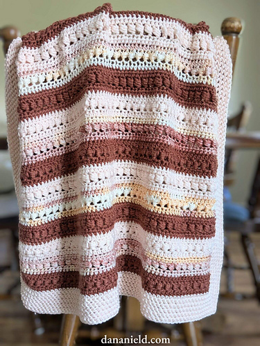 Ravelry: Bead Stitch Crochet Baby Blanket pattern by Dana Nield