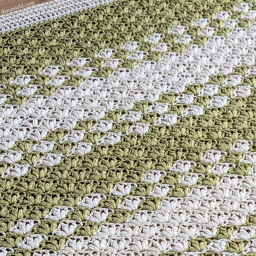 Ravelry: Lotus Stitch Crochet Baby Blanket pattern by Dana Nield
