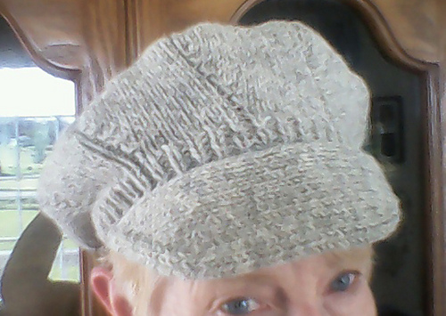 Ravelry: Newsboy Cap AKA Newfie Salt & Pepper Cap pattern by Marg Jones
