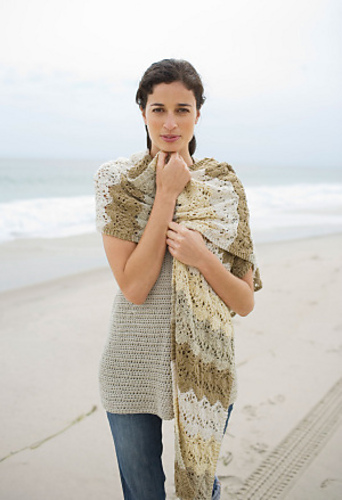 Ravelry: Semi Tropical Shawl pattern by Lion Brand Yarn