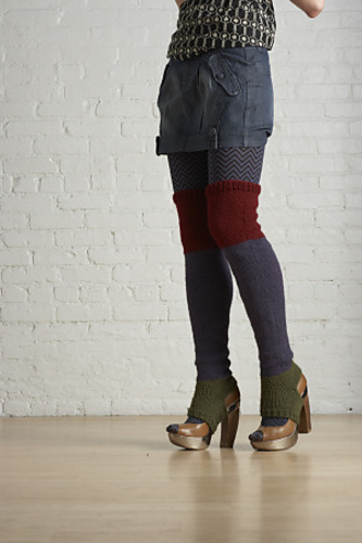 Ravelry Color Block Thigh Highs Pattern By Shiri Mor