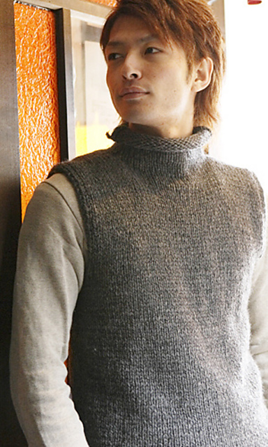 Ravelry: 27-28-209V Basic Bulky Vest pattern by Pierrot (Gosyo Co., Ltd)