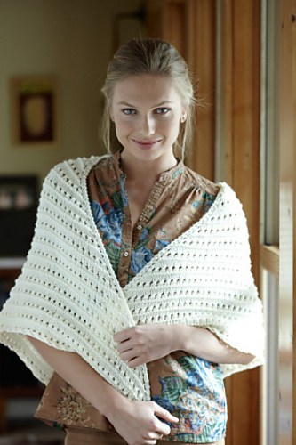 Ravelry: Eyelet Shawl pattern by Lion Brand Yarn