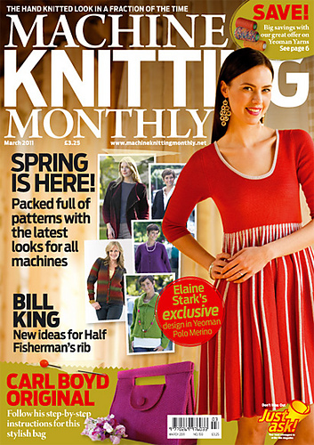Ravelry: Machine Knitting Monthly, March 2011, Issue 158 - patterns