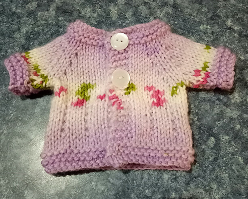 Ravelry: 10" Baby Jacket & Hat pattern by marianna mel