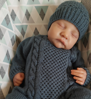 Ravelry: danelle1977's Cable romper for Jodie