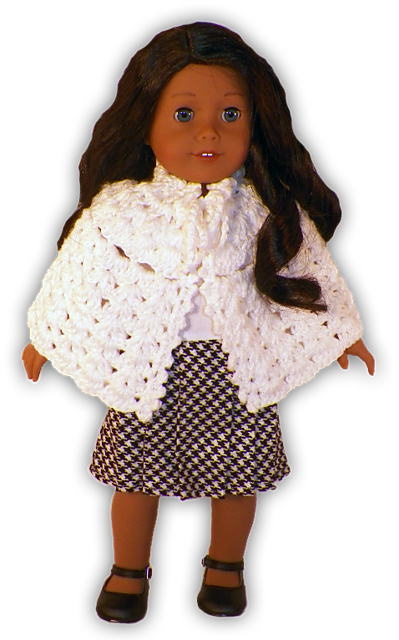 Ravelry: American Girl or 18" Doll Open Front Cape pattern by Danielle ...