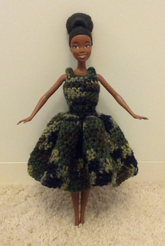 Ravelry: Crocheted Barbie Slip on Dress with Wavy Skirt pattern by Dani ...