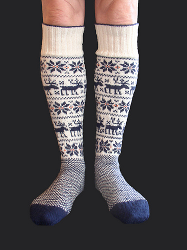 Ravelry: Nordic Stockings for Men pattern by Charlotte Kirkholt
