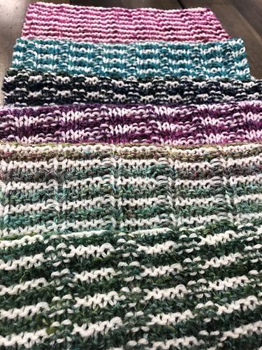 Ravelry: Sequence Sampler Scarf in Color pattern by Darlene Joyce