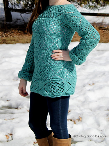 Ravelry: The Ginny Granny Square Tunic pattern by Dana Danielson