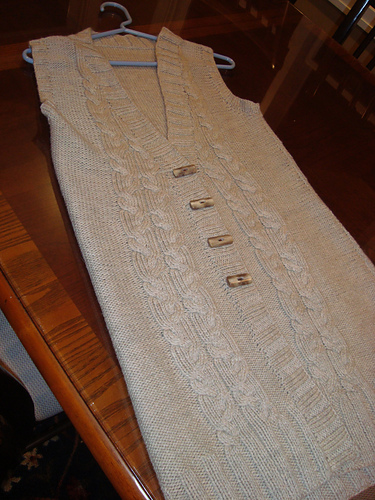 Ravelry: Long Vest pattern by Patons