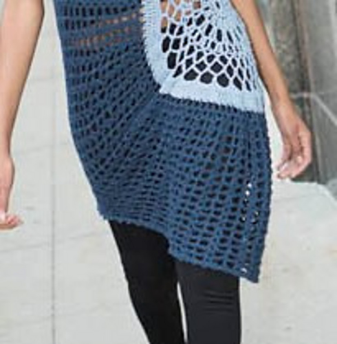 Ravelry: Denim Overlay Dress pattern by Visual Noise