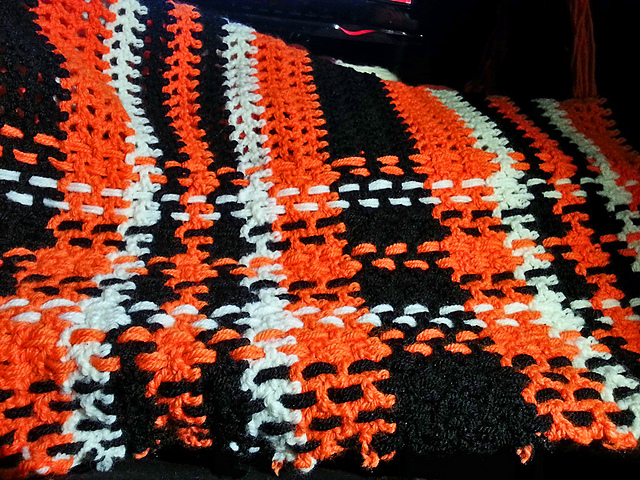 Ravelry: daverett's OSU Stadium Blanket
