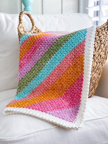 Ravelry: The Sherbet Baby Blanket pattern by Lauren Brown