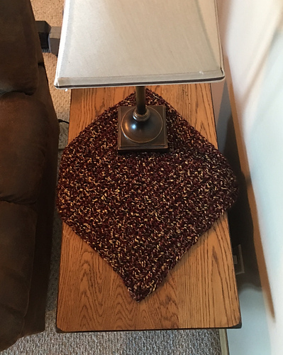Ravelry: Simple Square Table Scarf pattern by Dayna Scoles
