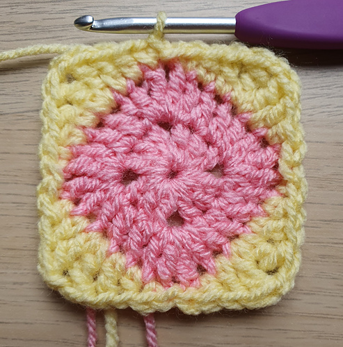 Ravelry: Solid diamond granny square pattern by Emma Duncan