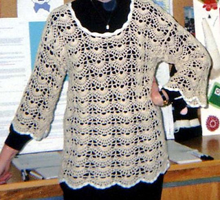 Ravelry: dbkn5's Crochet Fan Shell Tunic