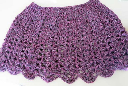Ravelry Shortie Shell Capelet Pattern By Kathy North