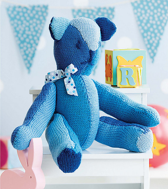 Ravelry: dbkn5's Color-blocked Teddy Bear