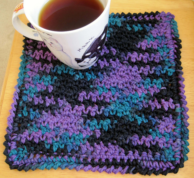 Ravelry Totally Texture Table Mat Or Dishcloth Pattern By Kathy North