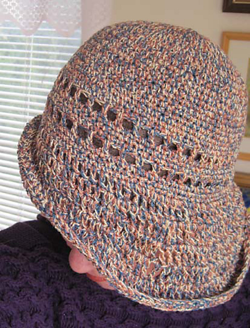 Ravelry: Fireman-style Brim Hat pattern by Kathy North